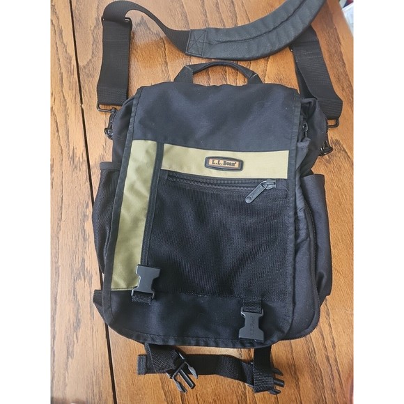 L.L. Bean | Bags | Vintage Ll Bean Bag Brown Cotton Canvas Leather ...